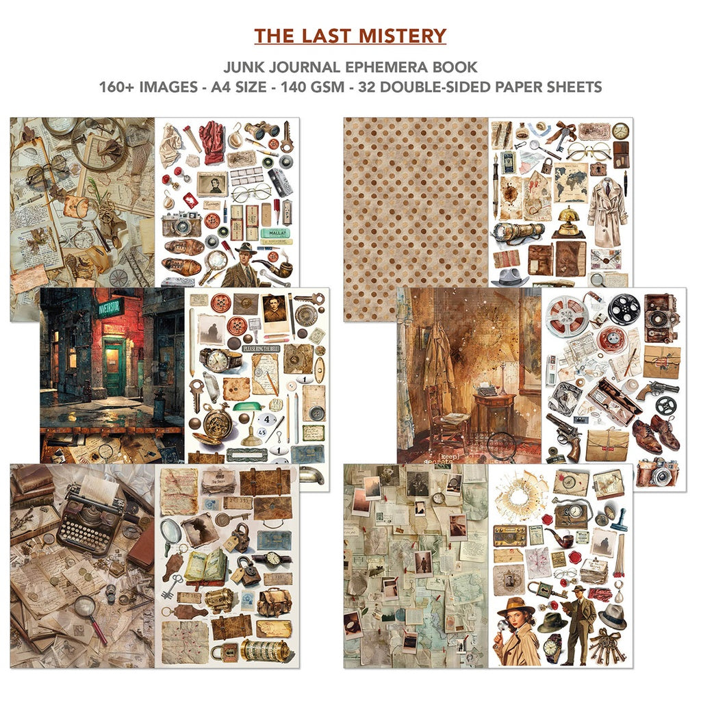 Ciao Bella The Last Mystery A4 Junk Journal Ephemera Book – Julia Watts ...