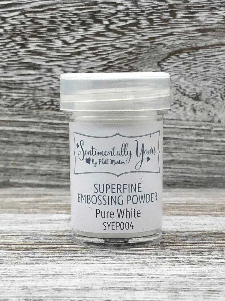 Sentimentally Yours Superfine Embossing Powder - Pure White – Julia ...